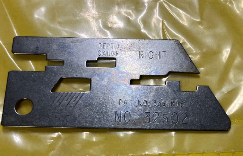 65980 Carlton FILE-O-PLATE 3/8" STD SEMI-CHISEL 3/16" CHAINSAW FILE | eBay