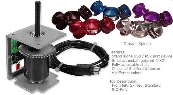 Tornado Spinner NEW Model Video Arcade Spinner MAME(tm) Compatible FREE ...