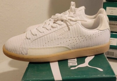 PUMA Men's Match Emboss Lthr Sneakers White - SIZE 5.5 US | eBay