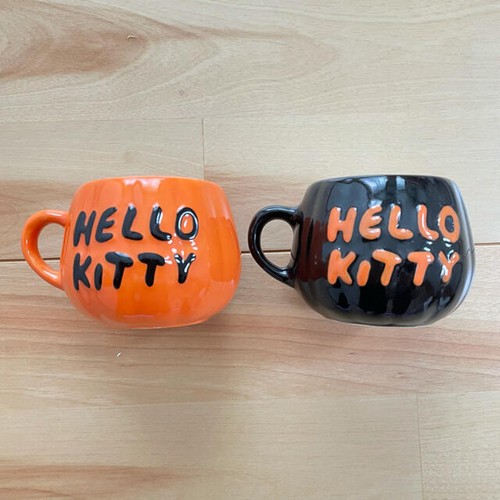 New! Sanrio Hello Kitty Mini Mug Cup Set of 2 Halloween Ver. Kawaii NO ...