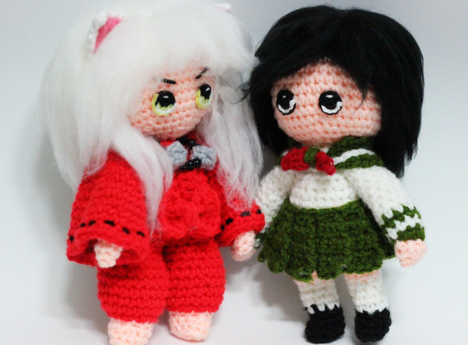 Inuyasha Higurashi Kagome Inspired Plush Stuffed Toy Doll Handmade Gift ...