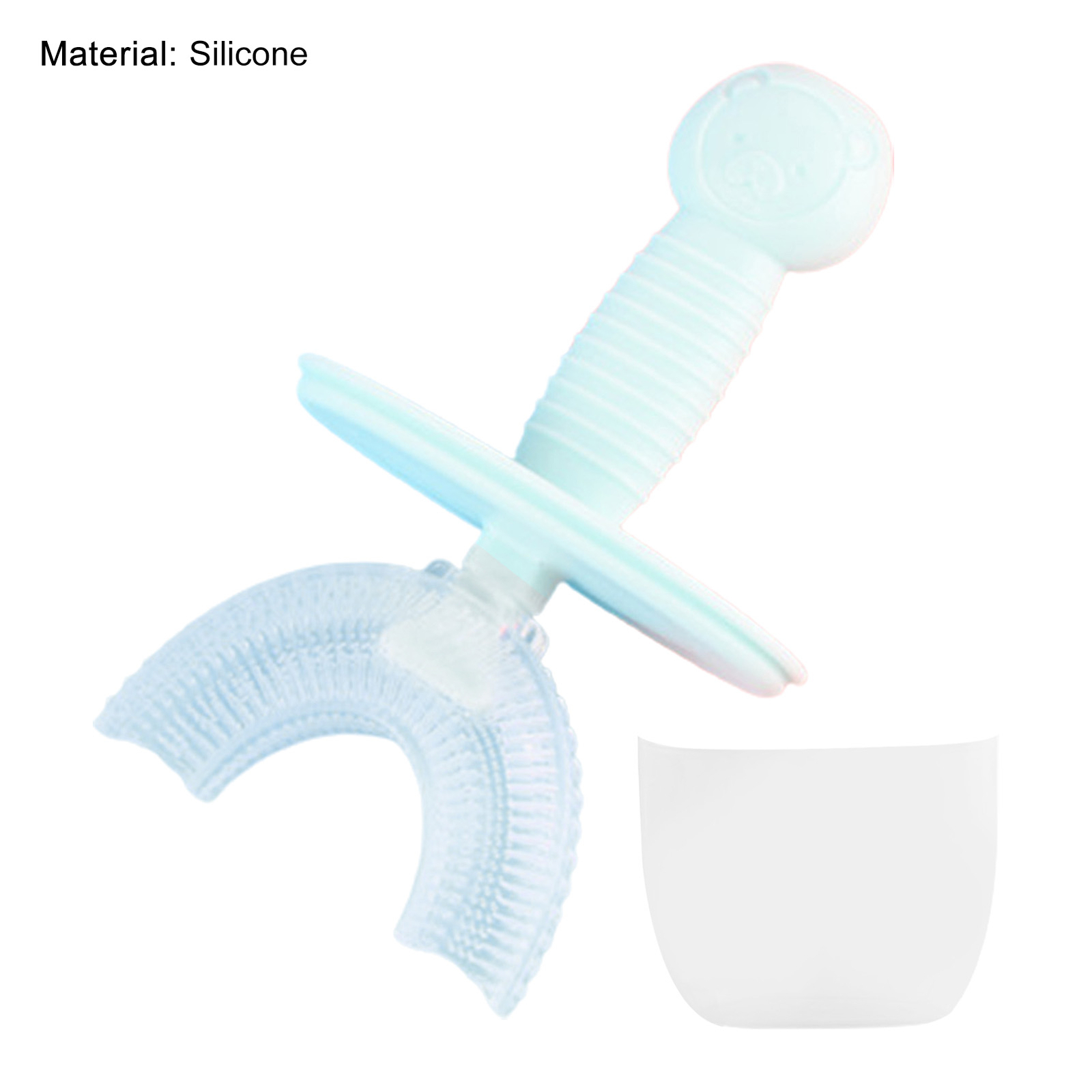 1 Set Kids Toothbrush Labor-saving Anti-slip Bpa-free Infant Toothbrush ...