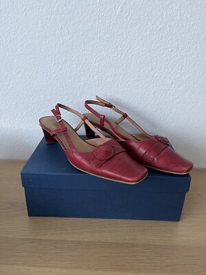 Görtz Shoes Samdaletten Sandalen mit Absatz Größe 37 rot Bordeaux aus ...