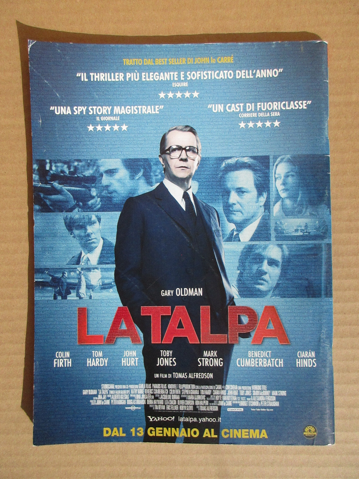 Film TV #2 2012. Colin Firth. La prima notte di quiete Alain Delon ...