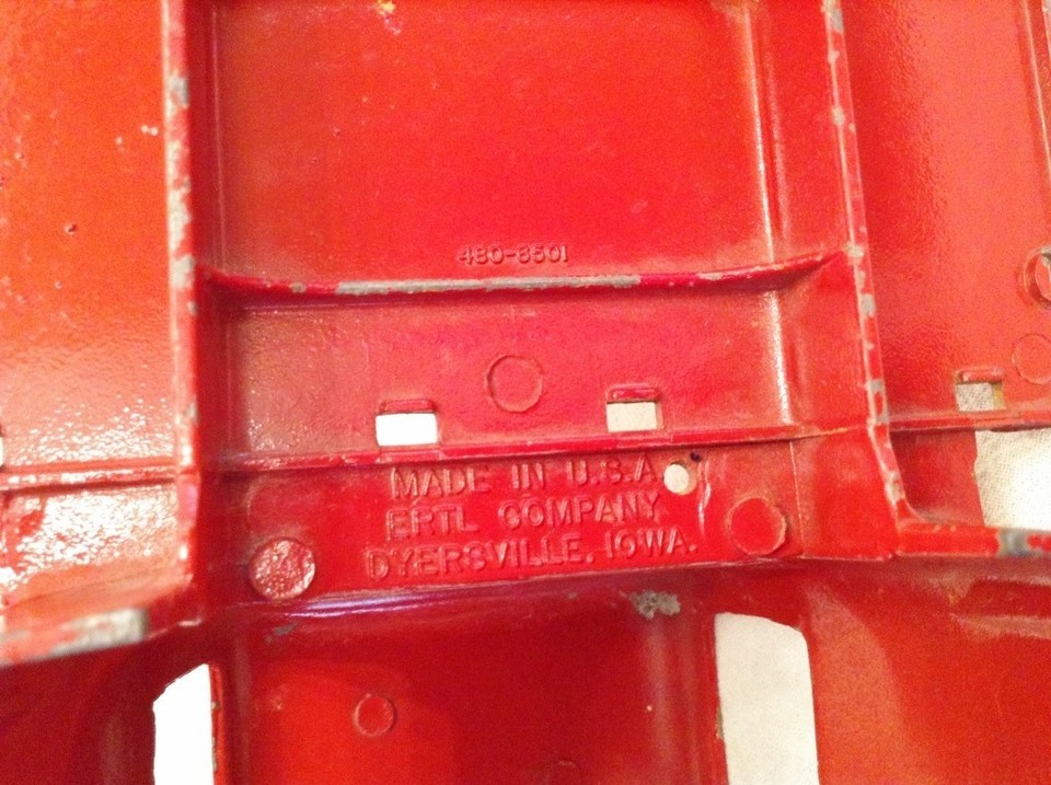 Vintage Ertl International Loadstar 1600 Stake Truck /Flat Bed Cast Toy ...