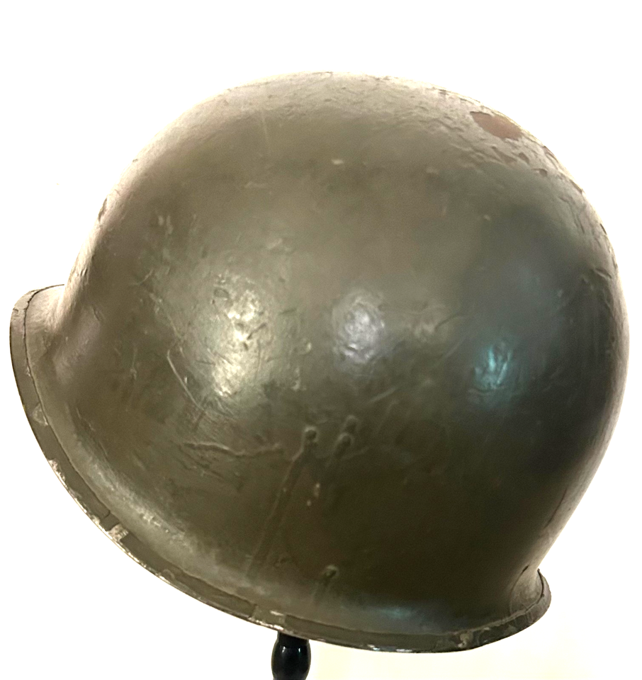 WWII US Front Seam Fixed Bale Steel Pot M1 Helmet | eBay