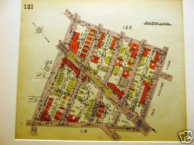 BROOKLYN MAP 1929 BORO PARK / FLATBUSH Art Print Matted Matted | eBay