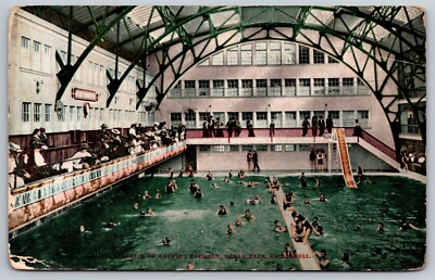 Interior Bathing Pavilion Bath House Ocean Park California CA Pool B2 ...