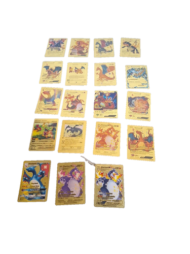 Lot Of 19 Charizard Gold Foil Pokemon Card RARE Collection Set | eBay
