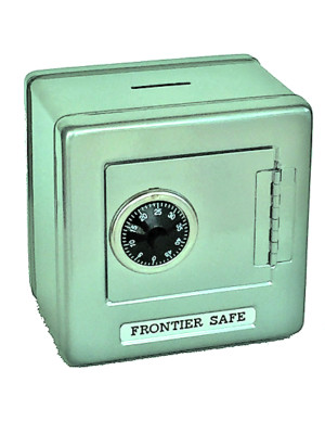 Silver MINI Metal Kid Coin Safe Bank Cash Box w/ Combination Lock 5.25 ...