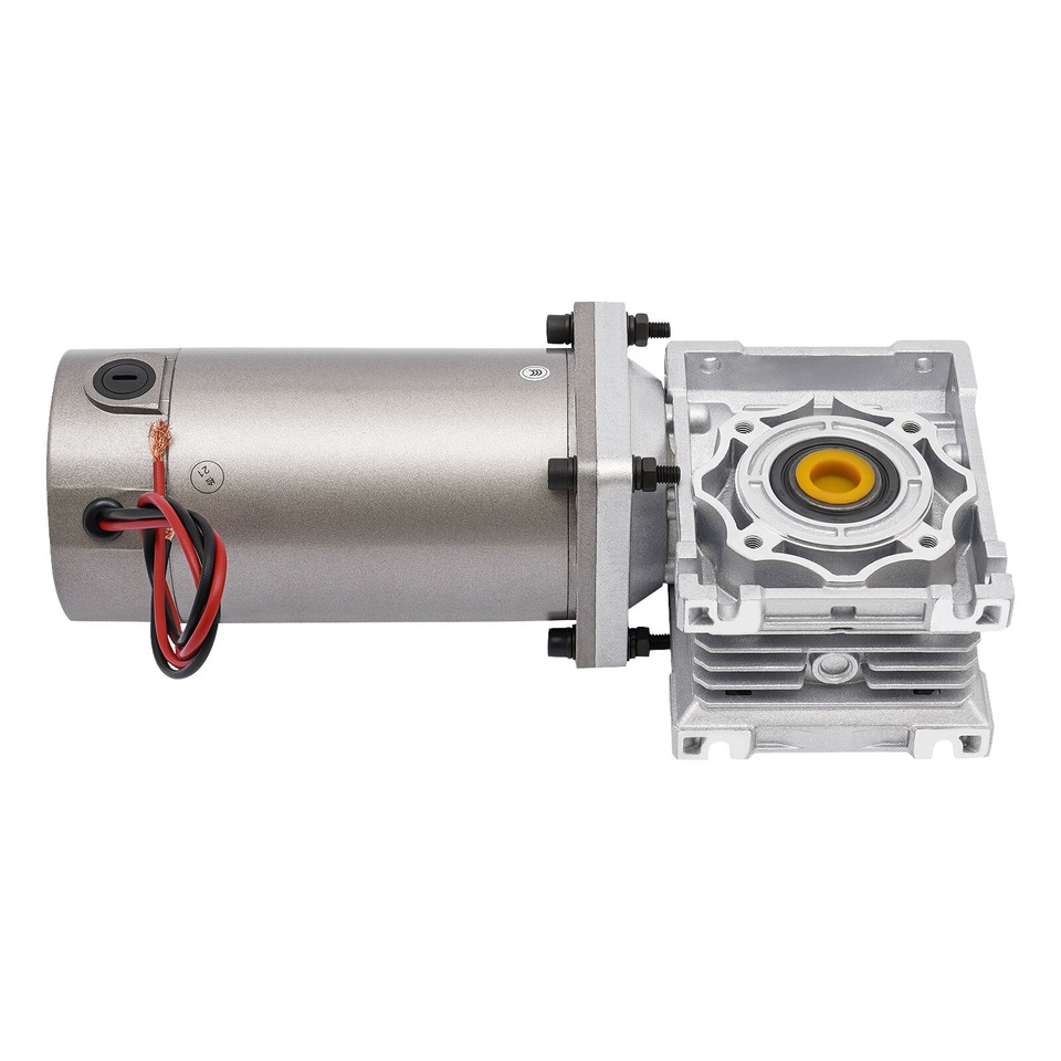 24V DC Motor 300W DC Worm Gear Motor with self-Locking Speed Adjustable ...