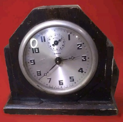 Desk Clock William Gilbert Clock Company Winsted Conn Repair Parts ...