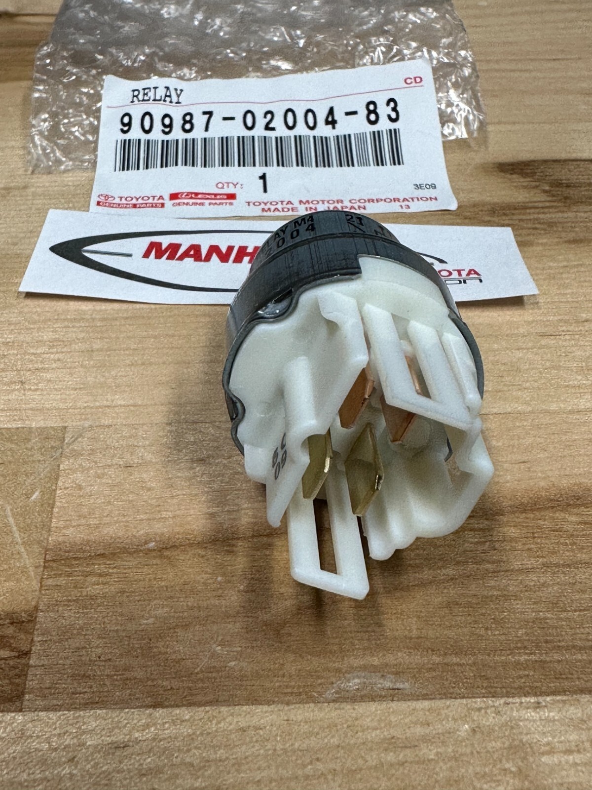 84-91 4RUNNER NEW GENUINE OEM TOYOTA E.F.I. MAIN EFI RELAY 90987-02004 ...