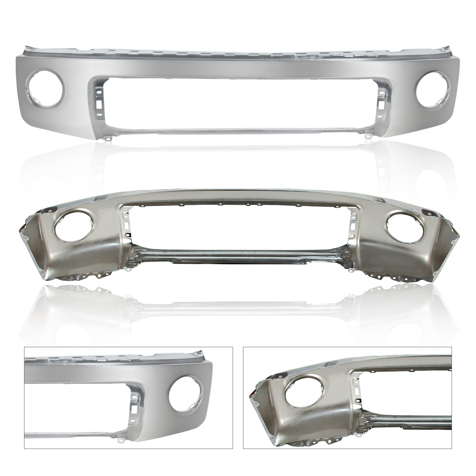 2007-2013 Toyota Tundra Front Bumper Chrome Steel | 521110C021 ...