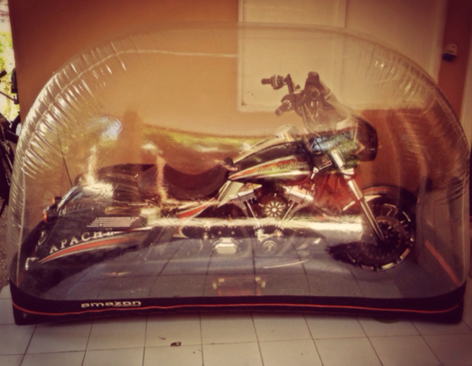 Amazon Protection Motorcycle Capsule Cover Harley Davidson Hydra Glide ...