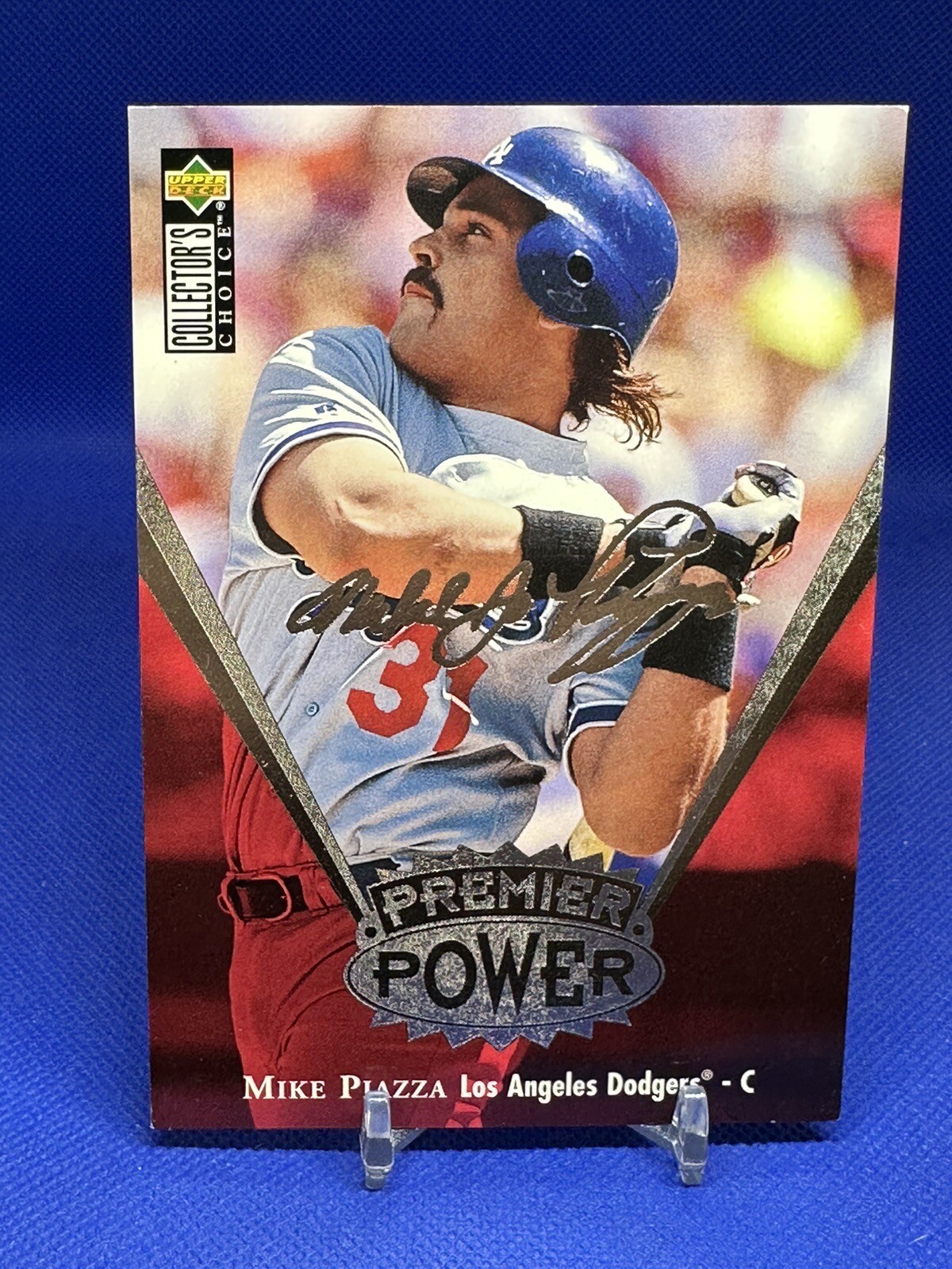 1997 Upper Deck Collector's Choice Premier Power Gold Mike Piazza #PP19 ...