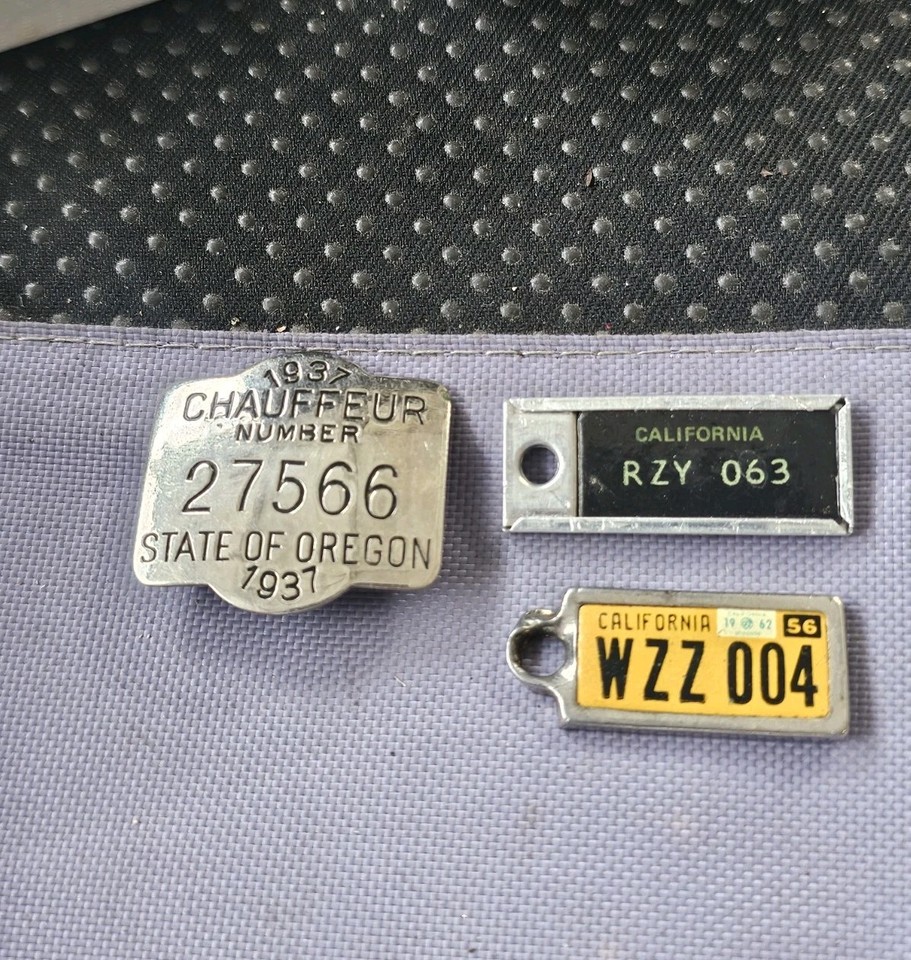 California Disabled American Veterans Mini License Plate & Oregon ...