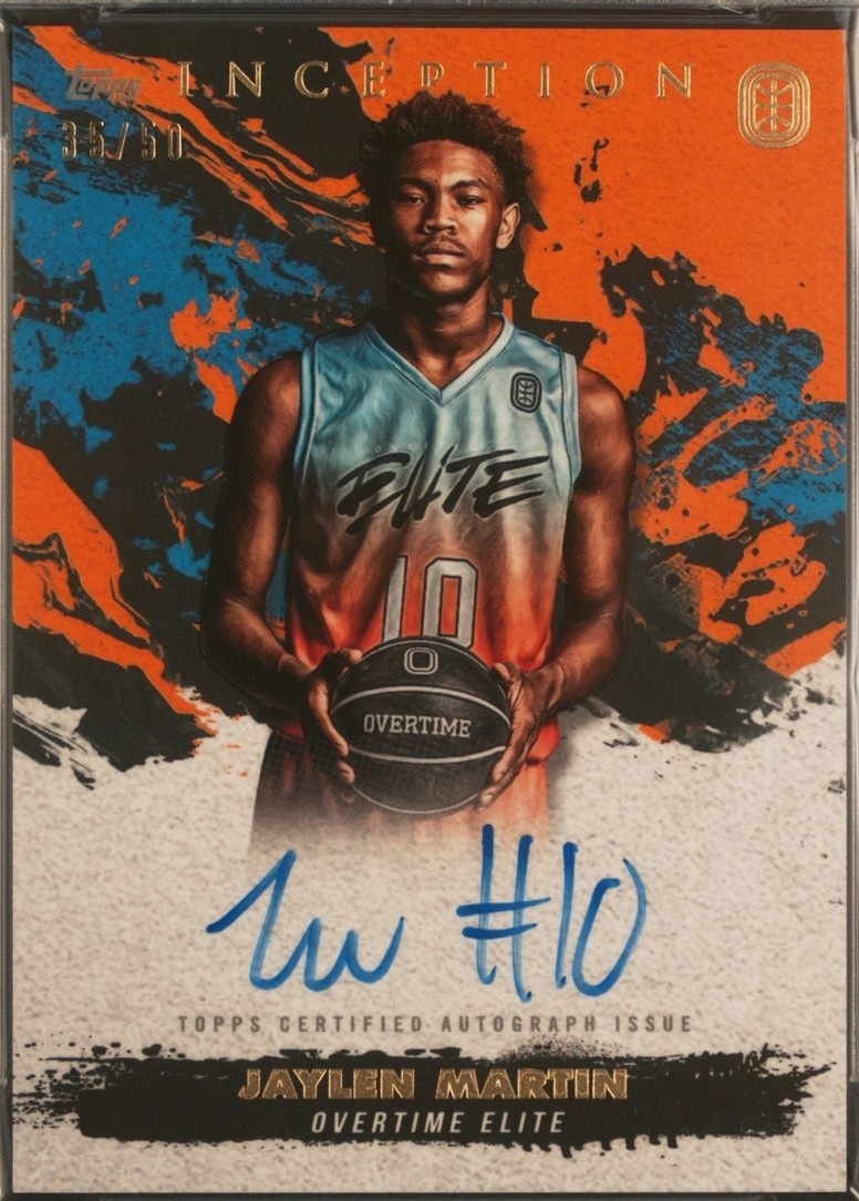 2021-22 Topps Inception OTE Overtime Elite - Inception Autographs ...