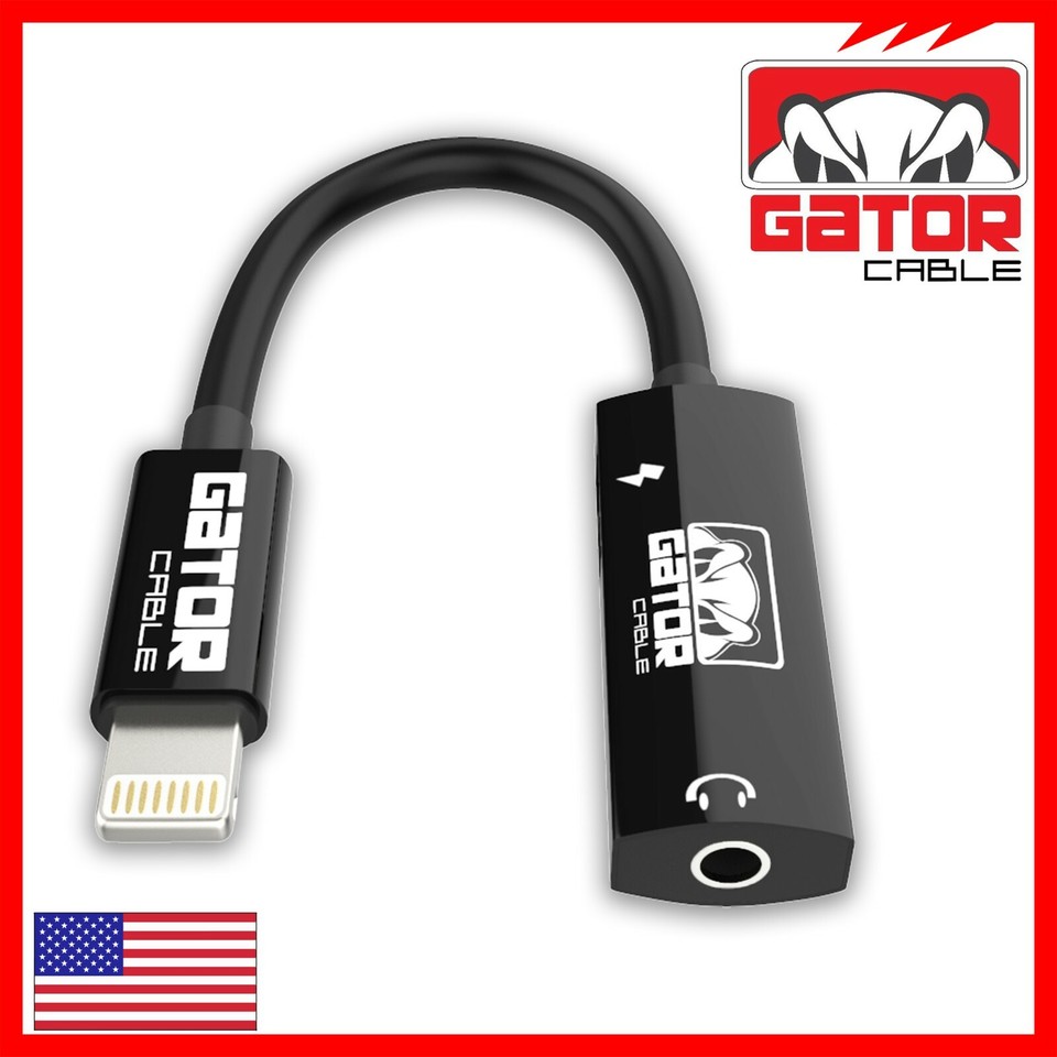 AUX Audio Adapter Converter 3.5mm For iPhone 8 X XR XS 11 12 13 14 Pro ...