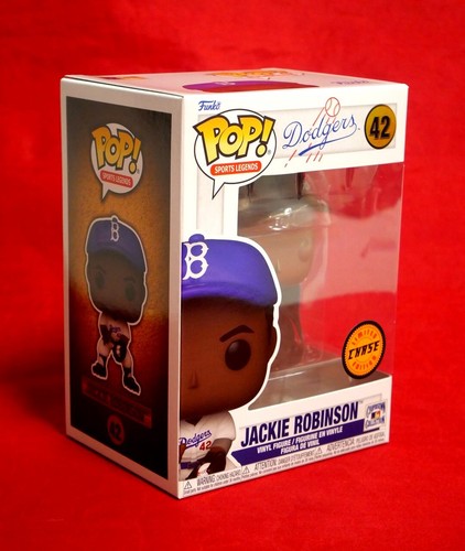 Brooklyn Dodgers Funko Pop Jackie Robinson #42 Limited Chase Figure NEW ...