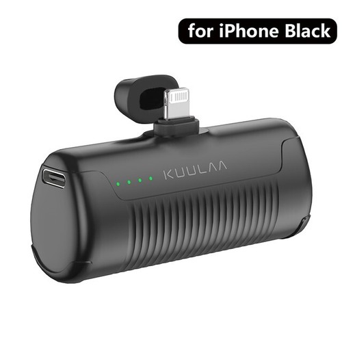 KUULAA Mini Power Bank 4500mAh - Portable Charger for iPhone 14/13/12 ...