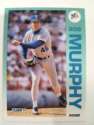 ROB MURPHY SEATTLE MARINERS 1992 FLEER BASEBALL CARD #288 | eBay