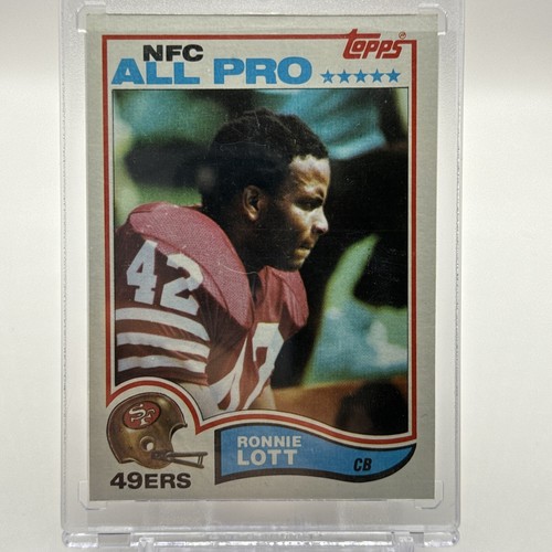 1982 Ronnie Lott Topps Rookie #486 NFC All-Pro HoF | eBay