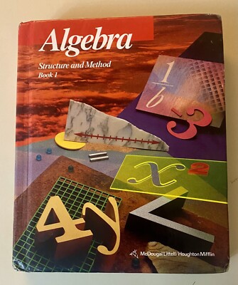Algebra Structure & Method Book 1 - Hardcover 9780395771167| eBay