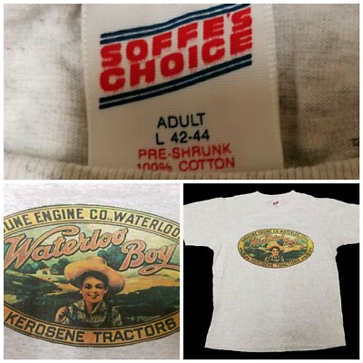 WATERLOO GASOLINE ENGINE CO. WATERLOO BOY vintage shirt size large | eBay