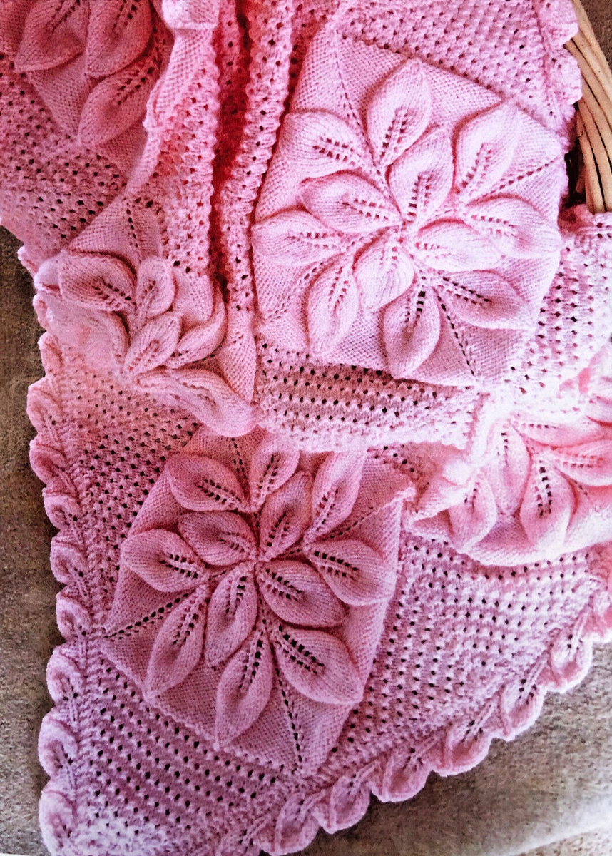Free Knitting Pattern Baby Leaf Blanket 10+ Lace Leafy Baby Blanket