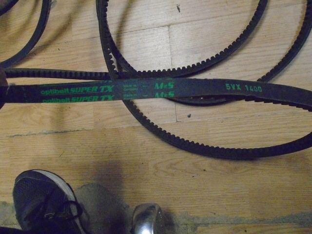 OPTIBELT SUPER TX 5VX-1400 5VX1400 GOGGED V-BELT 5/8"X140" BEL-66 for ...