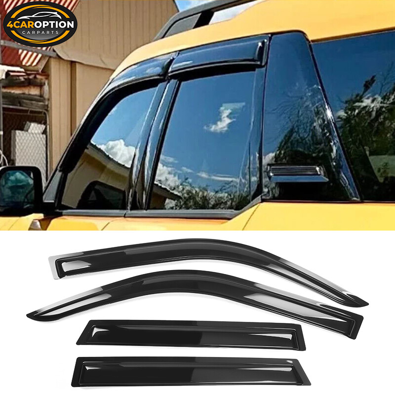 2021-2025 Ford Bronco Sport Window Visors Rain Sun Guard Vent 4pc Set ...