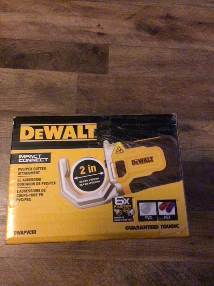 NEW DeWALT DWAPVCIR: Impact Connect PVC/PEX Pipe Cutter Attachment | eBay