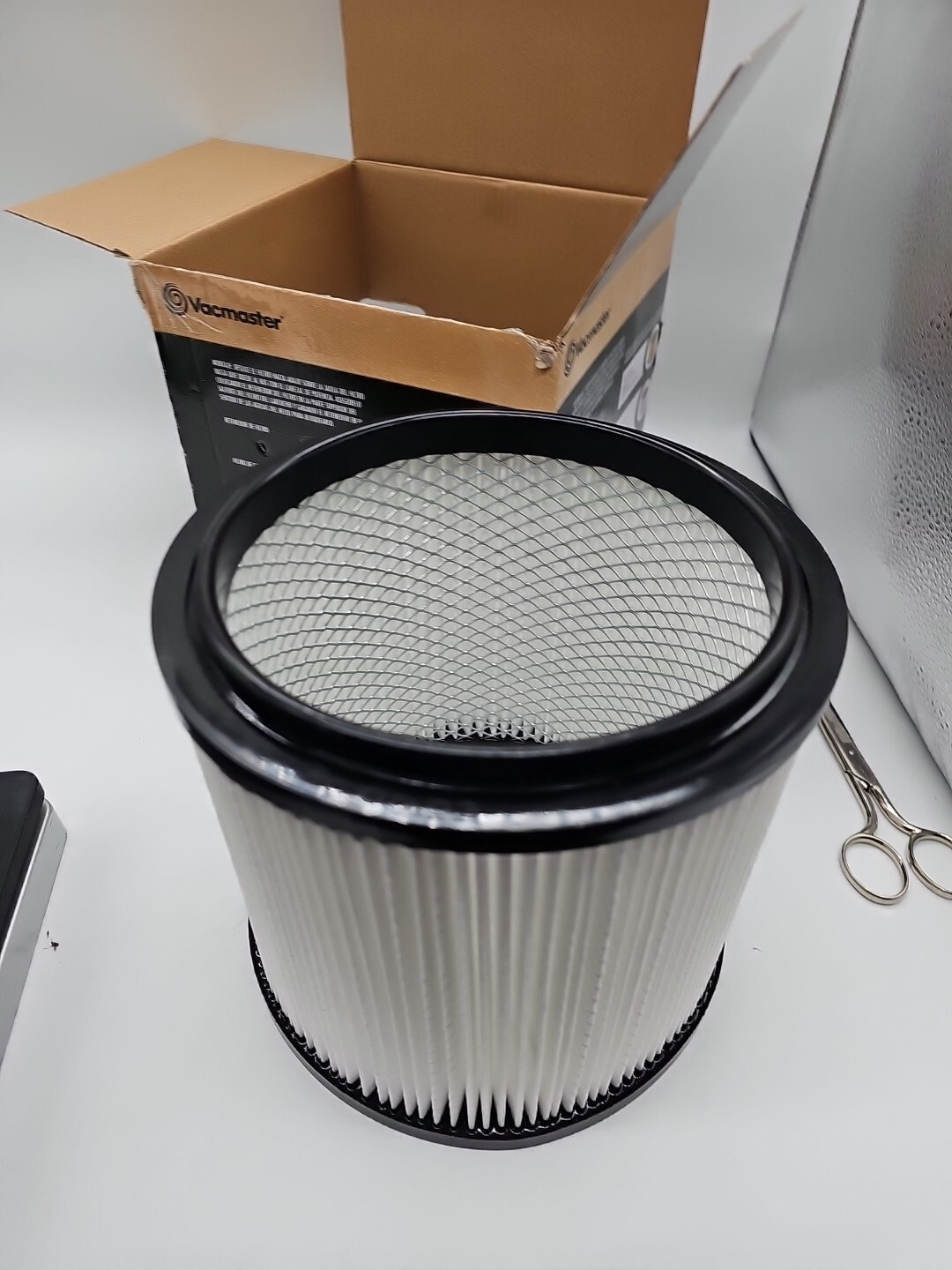 Vacmaster HEPA Material Fine Dust Cartridge Filter Retainer, VCFH | eBay