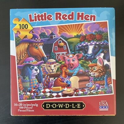 Dowdle Little Red Hen Puzzle, 100 Piece Jigsaw | eBay