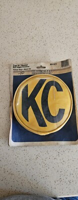 Vintage NOS KC Hilites Round 6" Fog Light Cover Yellow Vinyl #5101 | eBay
