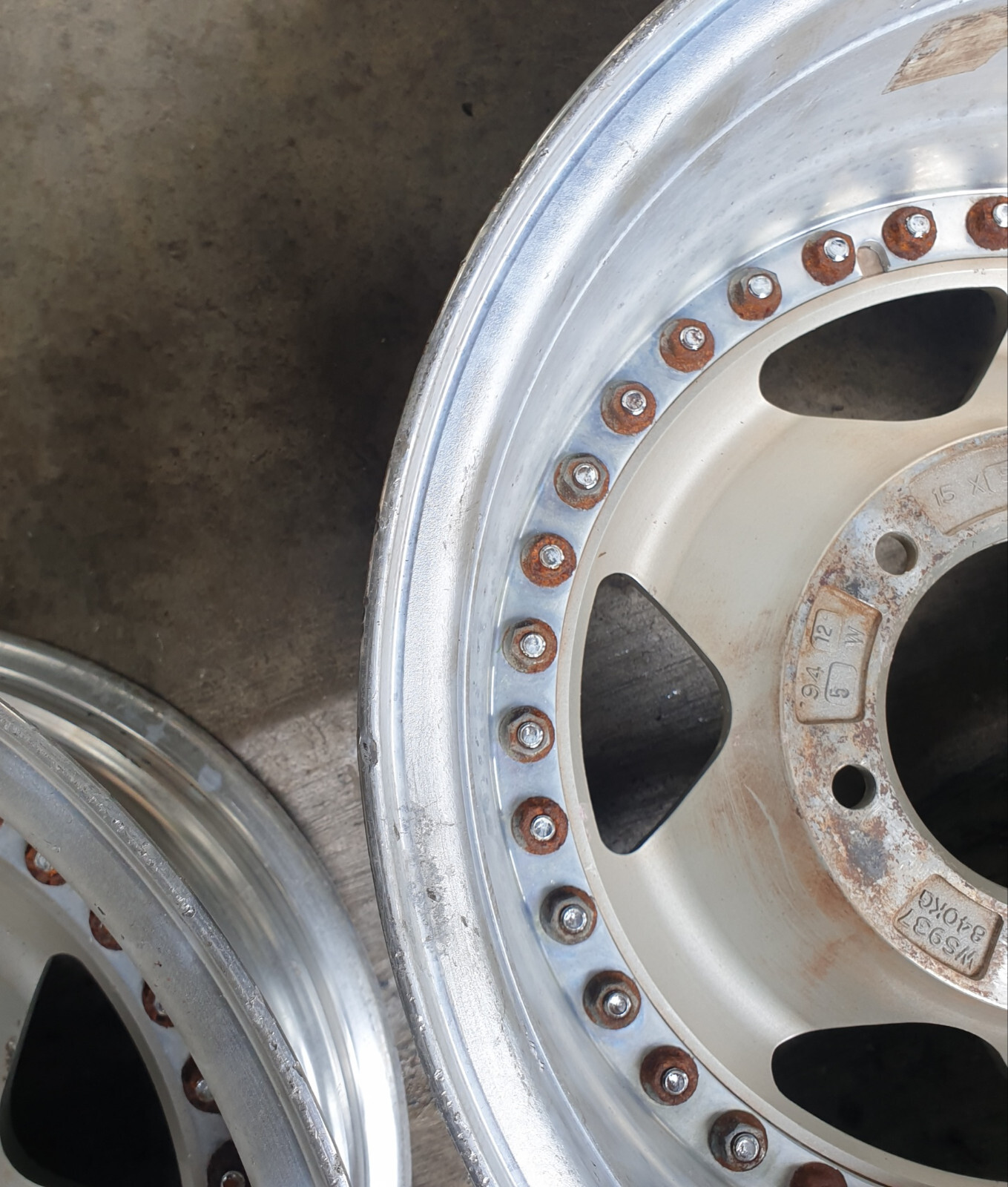 JDM 15" Bridgestone BERG S111 rims wheels for land cruiser LJ78 lc90 ...