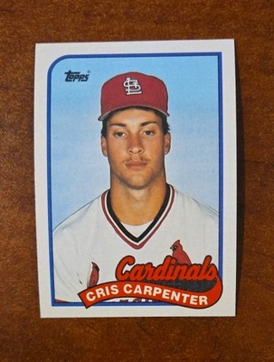 1989 Topps #282 Cris Carpenter Rookie Card St. Louis Cardinals | eBay