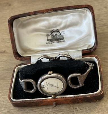 Vintage 1975 Sterling Silver Old England Ladies Watch - Very Unique ...