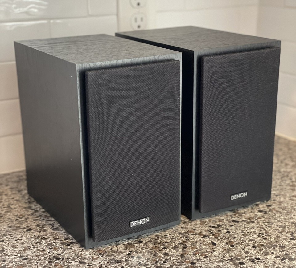 Denon SC-M39 Bookshelf Speakers Black - READ | eBay