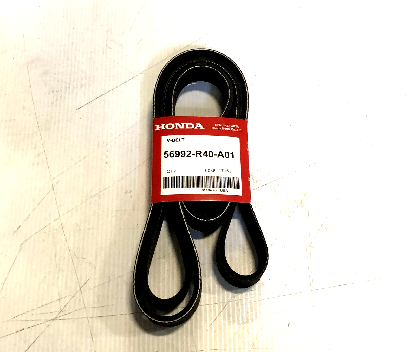 New Genuine OEM Honda 56992-R40-A01 Serpentine Drive Belt 2008-2012 ...