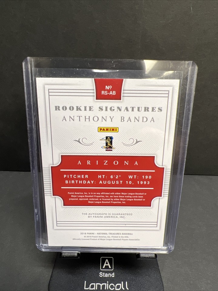 2018 ANTHONY BANDA NATIONAL TREASURES ROOKIE AUTOGRAPH #rd/99 | eBay