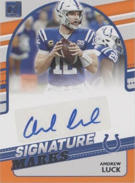 2021 Panini Donruss - Signature Marks #SM34 Andrew Luck (AU) for sale ...