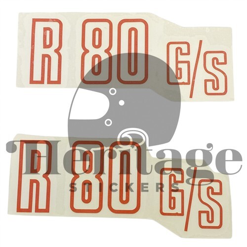 Side Cover Sticker Set for BMW R80GS, R80G/S; 51 14 1 242 498 /Heritage ...