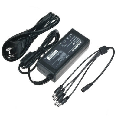 12V 5A DC Power Supply 4 Port Adapter Splitter Cable for Swann Security ...