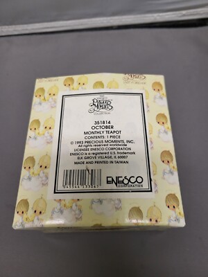 Precious Moments Monthly Teapot - October 1993 (351814) | eBay