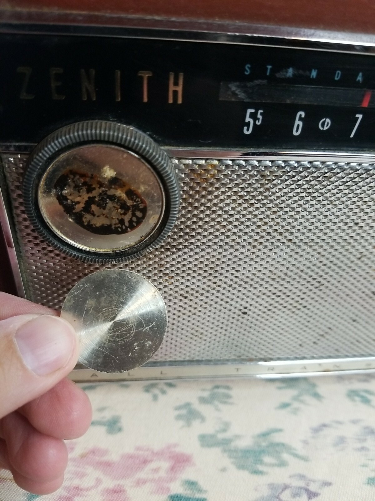 Vintage Zenith transister Radio Deluxe Royal 755 Tested - Works! | eBay
