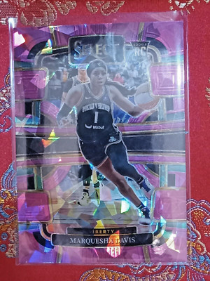 Marquesha Davis 2024 Select WNBA Basketball PINK Cracked ICE New York ...