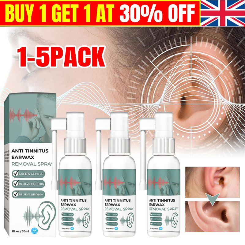 1~5PCS Hearing Restoration Spray, Earwax Cleaning Spray, Tinnitus Spray ...