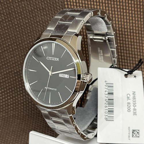 Citizen NH8350-83E Black Mechanical Automatic Stainless Steel Analog Men's Watch | eBay